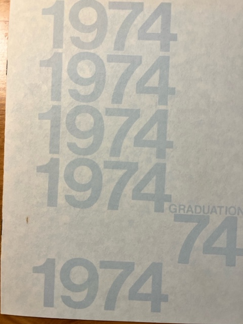 Class of 1974 Graduation Program! – Champaign Centennial High School ...
